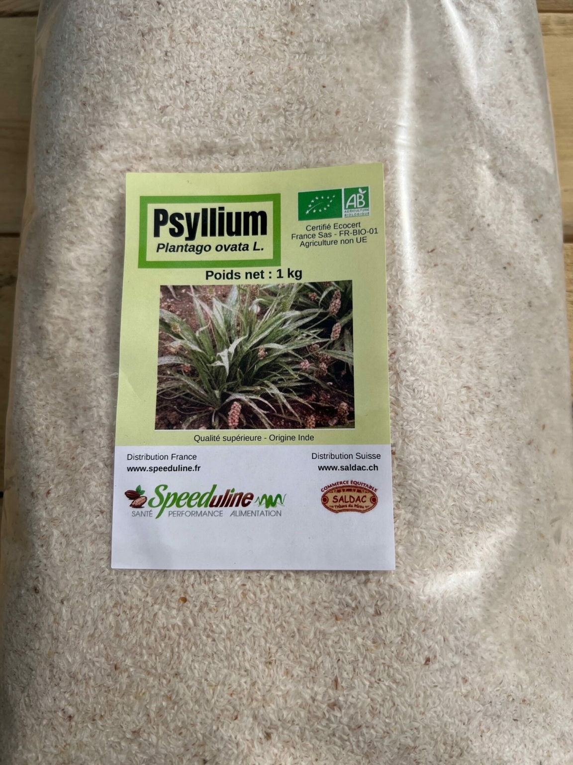 Psyllium blond, bio, 1kg | SALDAC Suisse sarl